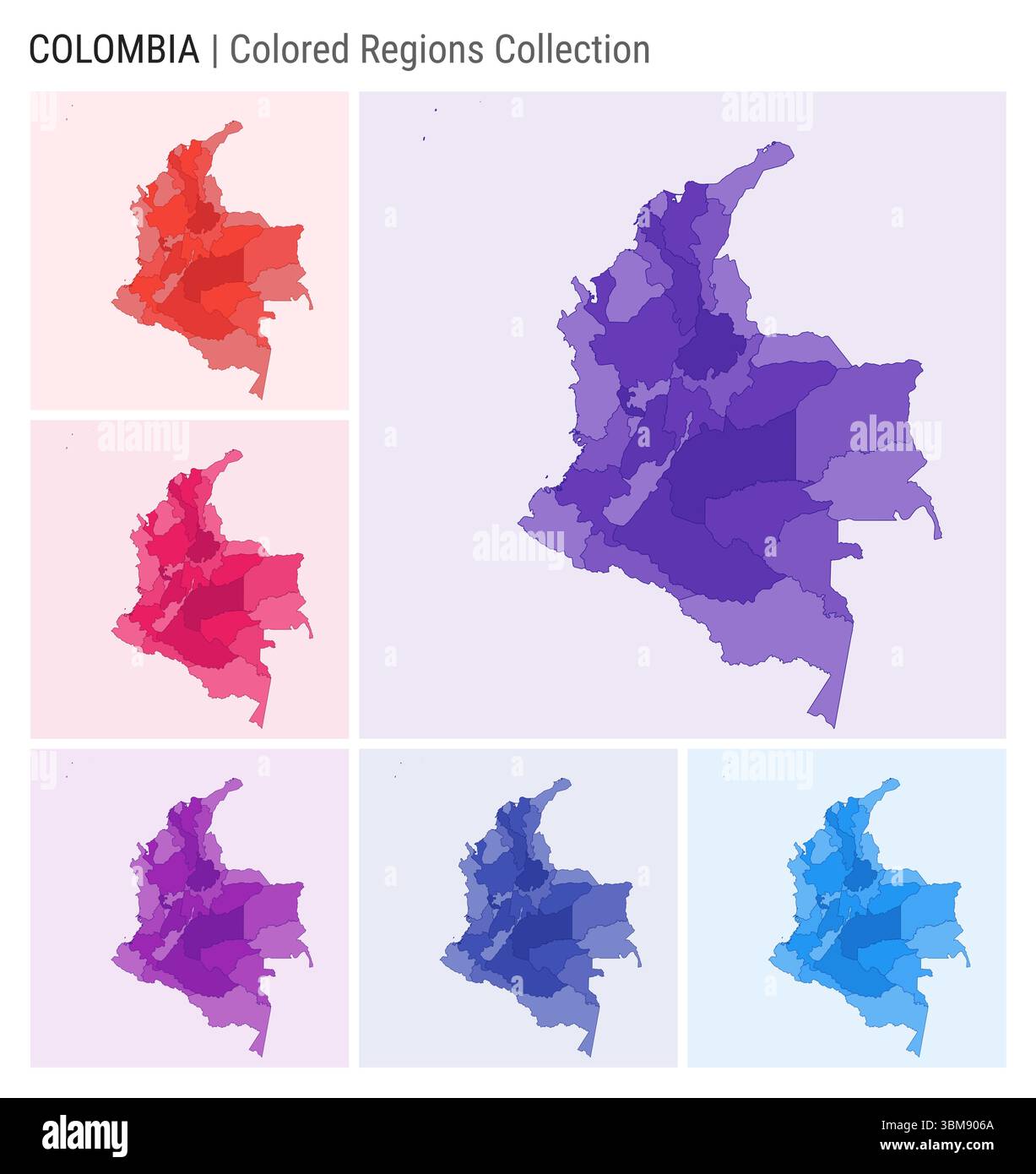 Pink blue purple city Cut Out Stock Images & Pictures - Alamy