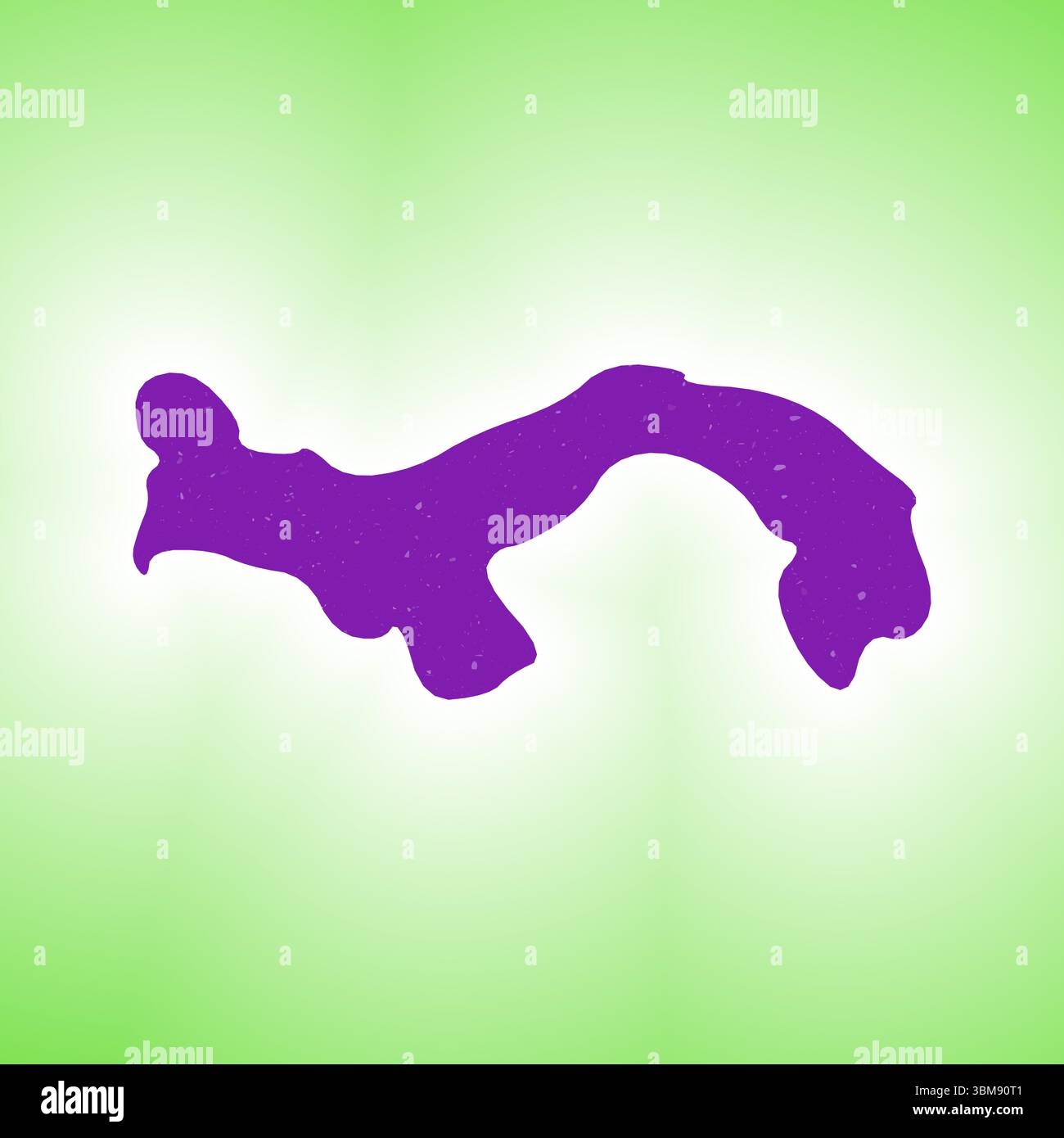 Panama shape on gradient background. Country map with scratch texture ...
