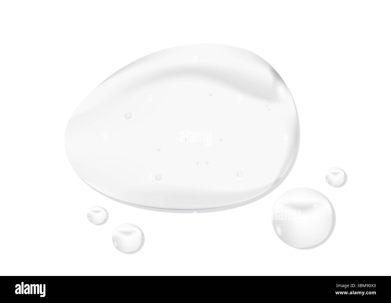 Transparent cosmetic gel fluid molecule hi-res stock photography and ...