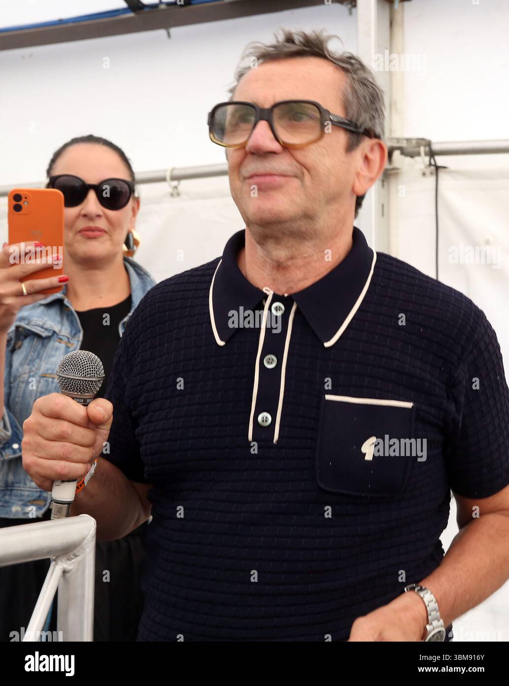 June 25, 2025, Rotherham, England, United Kingdom: Phil Daniels does a ...