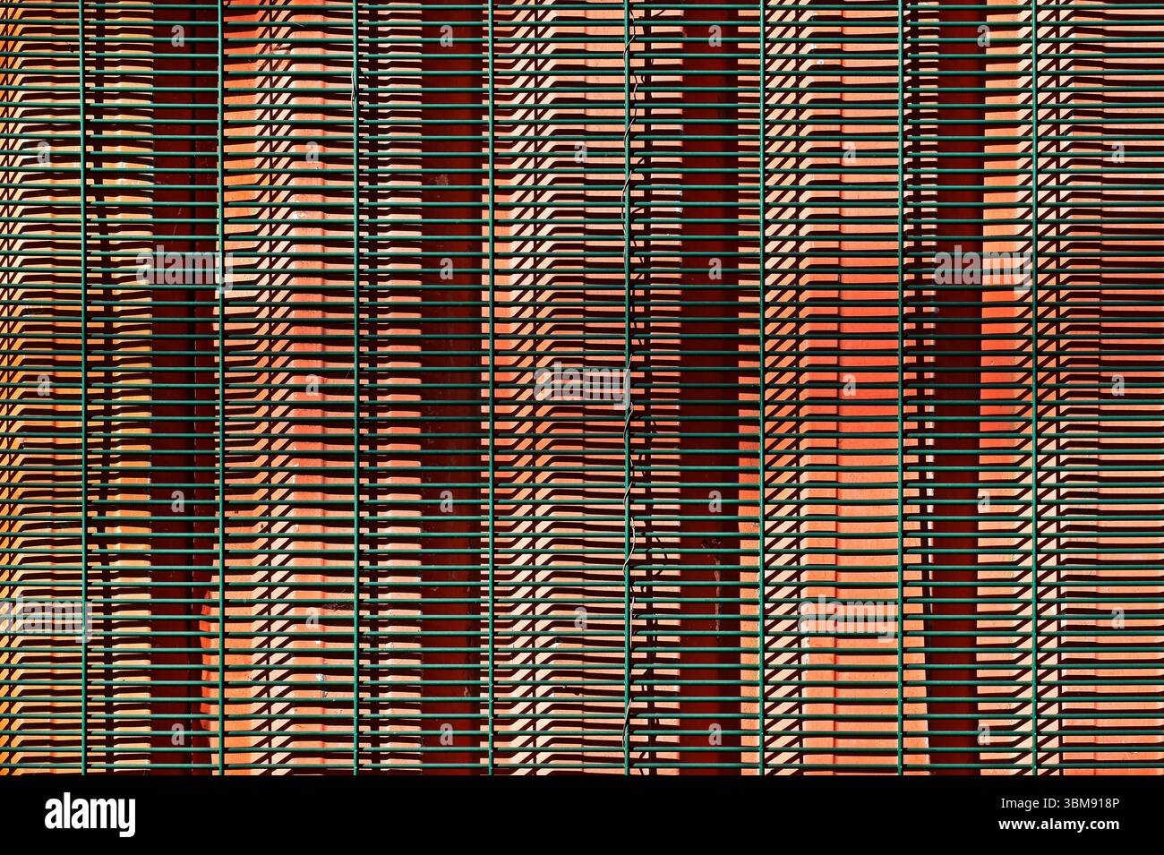 Metal grid on metallic surface, Rio de Janeiro, Brazil Stock Photo - Alamy