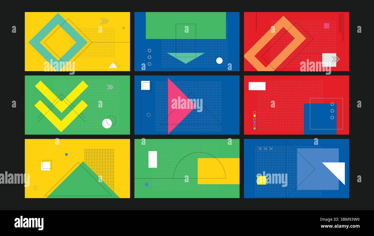 Arrows in triangle shapes Stock Vector Images - Alamy