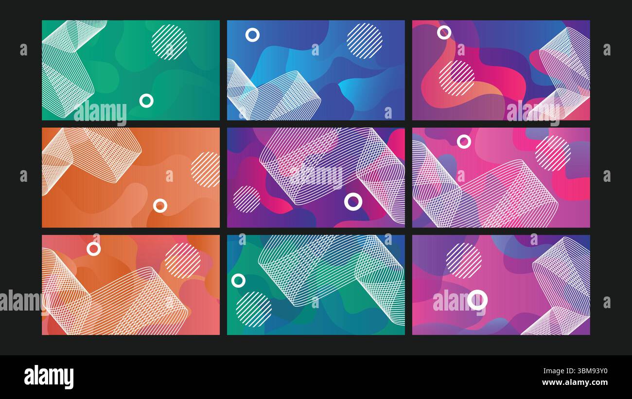 Virtual background animation Stock Vector Images - Alamy
