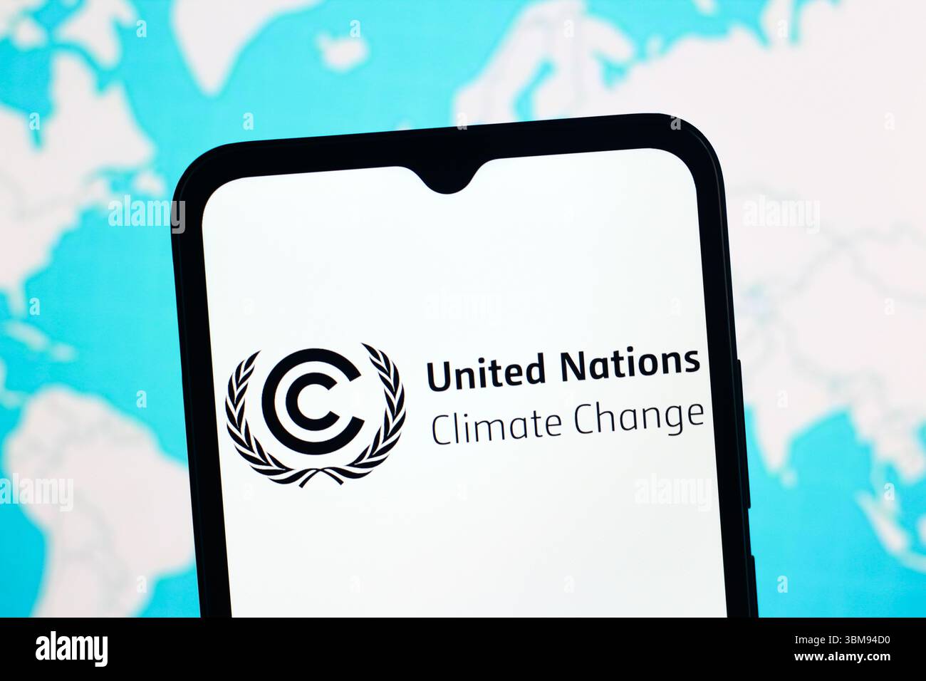 In this photo illustration, the United Nations Framework Convention on ...