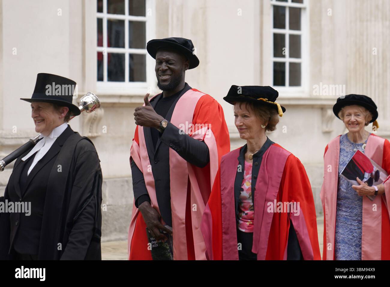 Stormzy and the President of the European Research Council, Maria ...