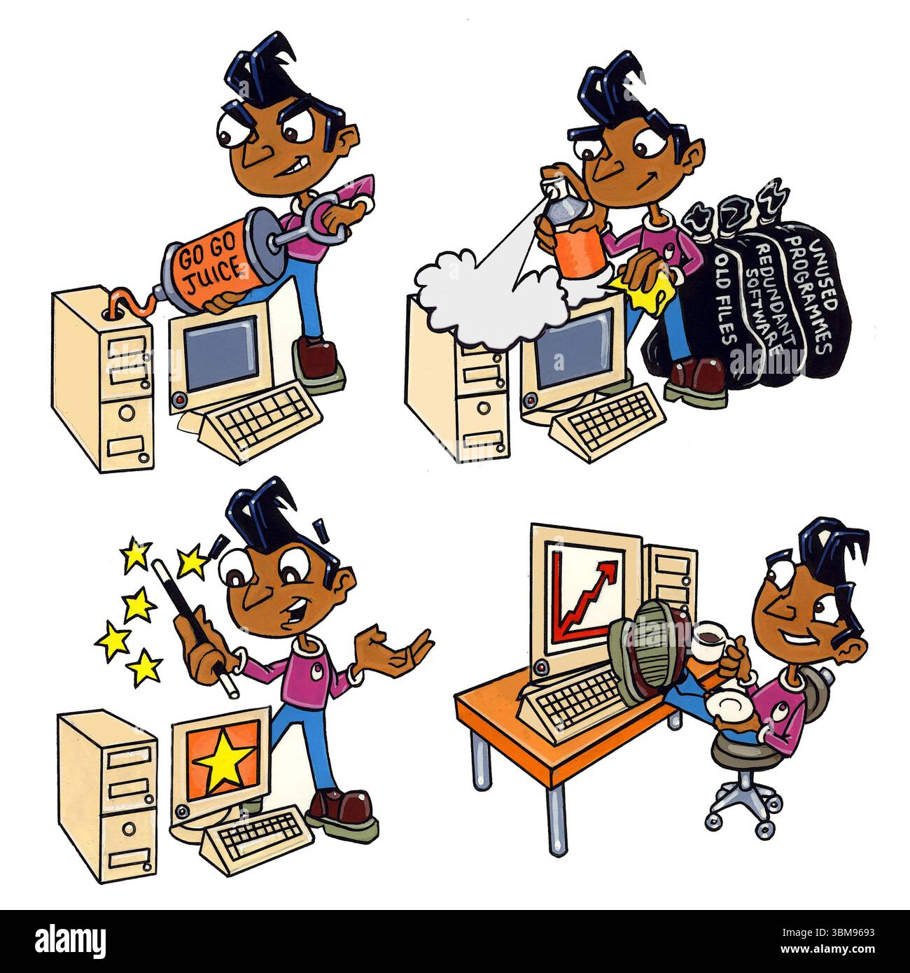 Reconditioned computers hi-res stock photography and images - Alamy