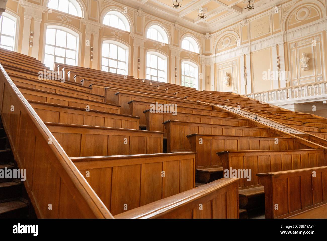 Interior of a Classical Auditorium Lecture Hall in University education ...