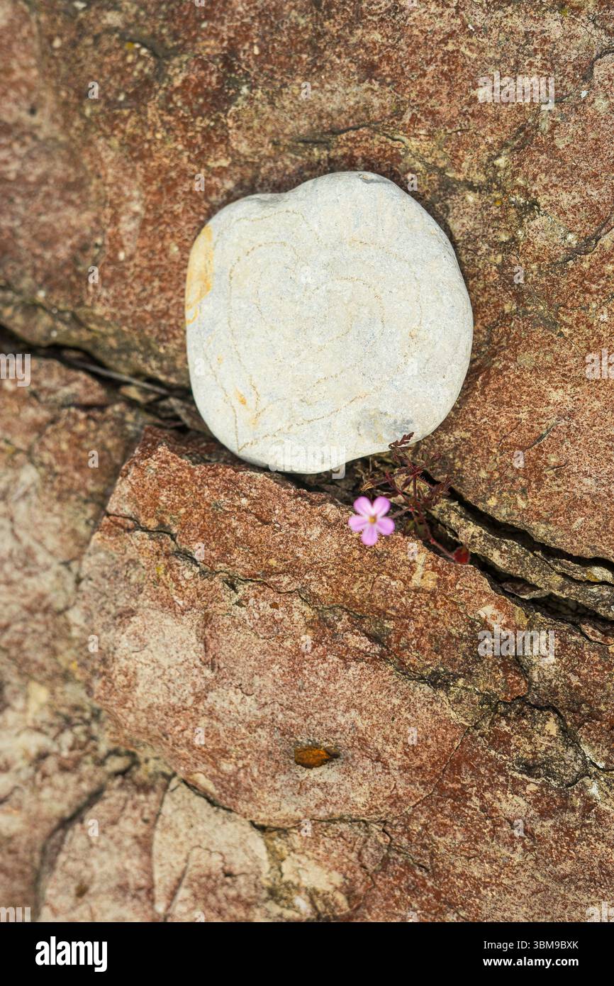 Cracked stone symbolism hi-res stock photography and images - Alamy