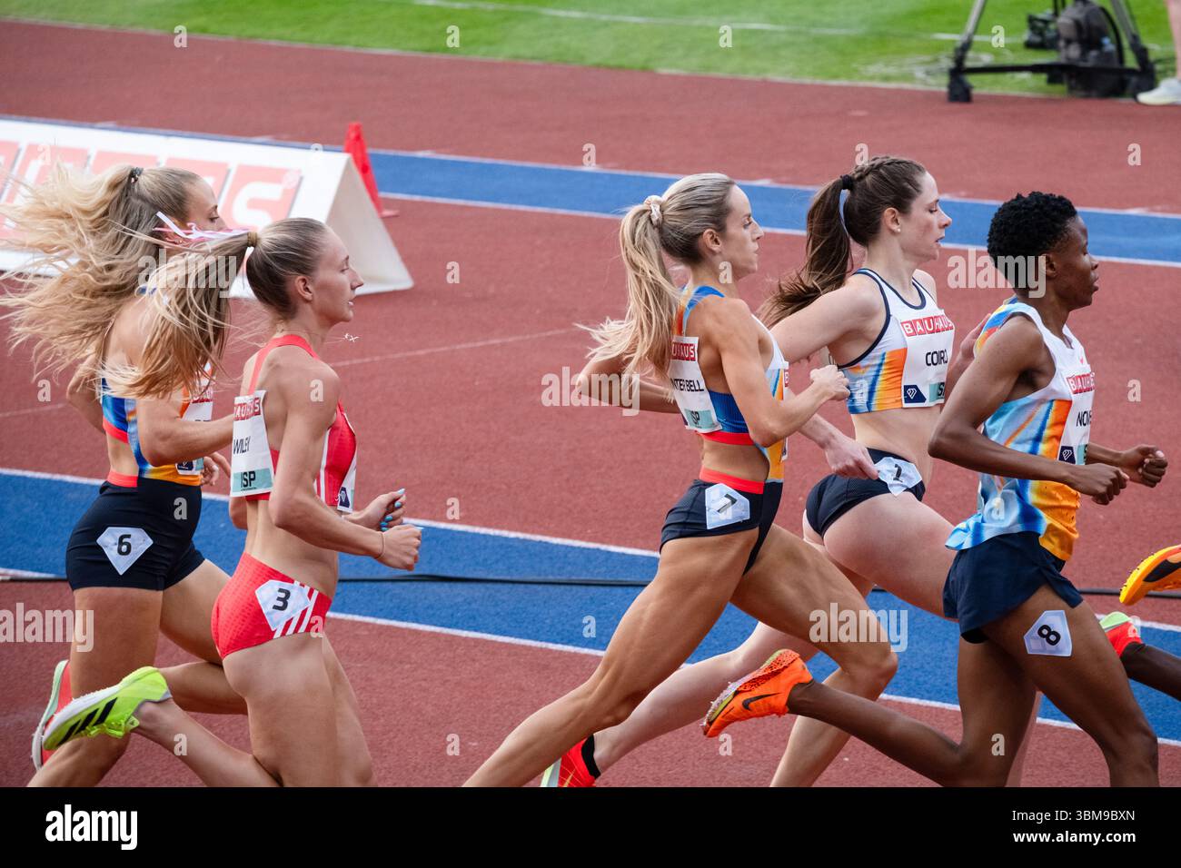 The Women's 800m at the Wanda Diamond League 2025 Bauhaus Galan. The annual track and field ...