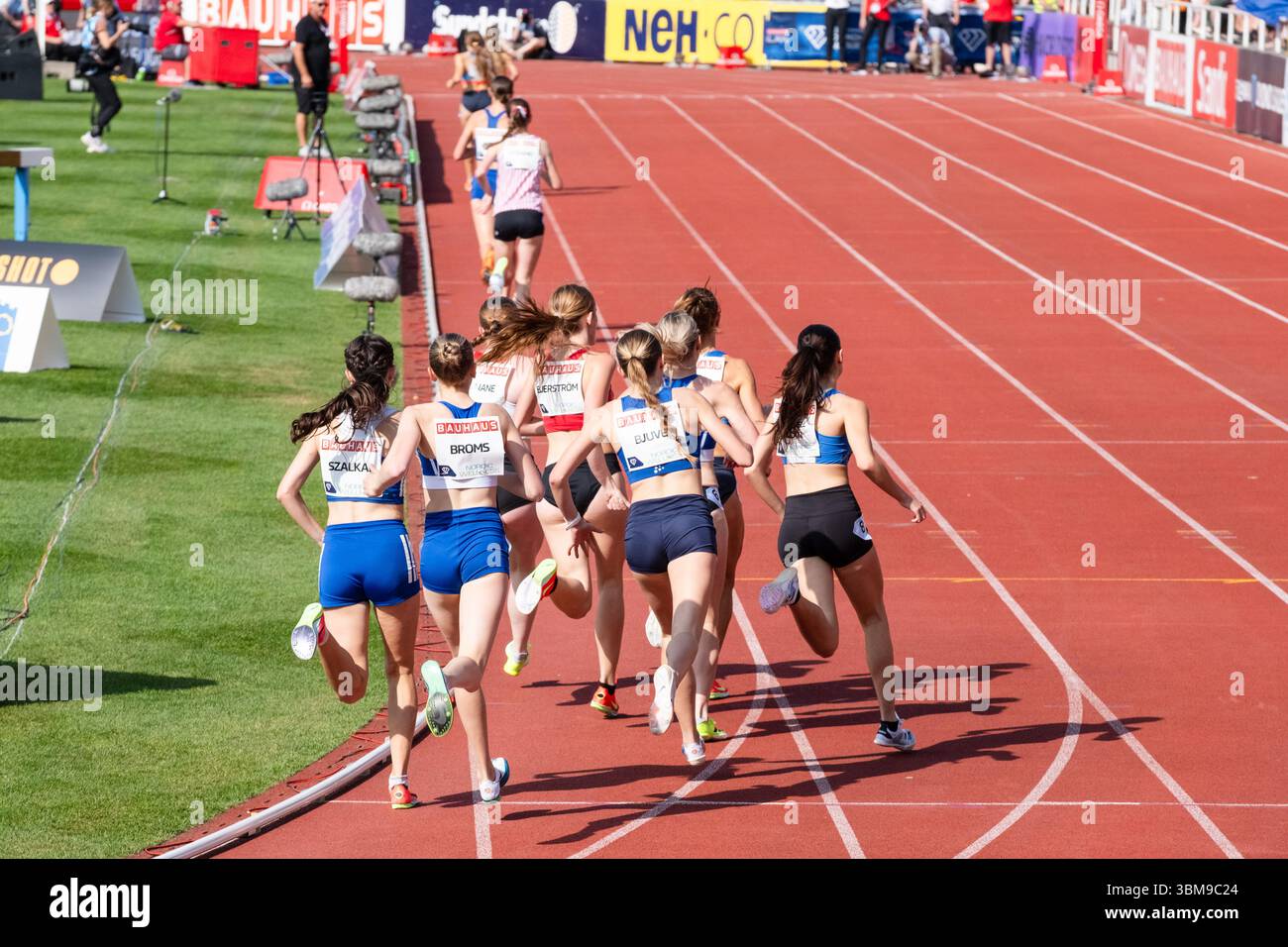 SWEDISH NATIONAL 1500m at the Wanda Diamond League 2025 Bauhaus Galan ...