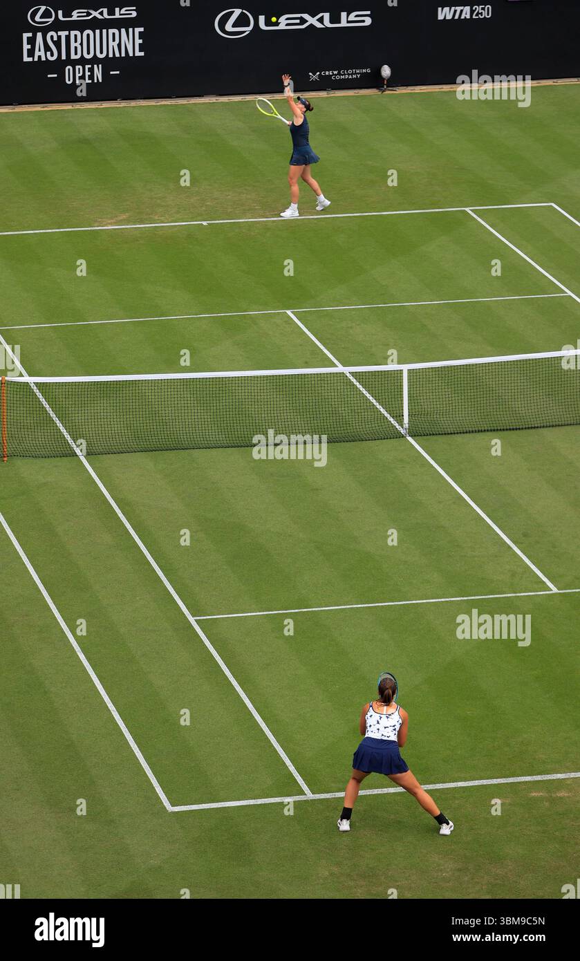 25th June 2025; Devonshire Park, Eastbourne, East Sussex, England ...