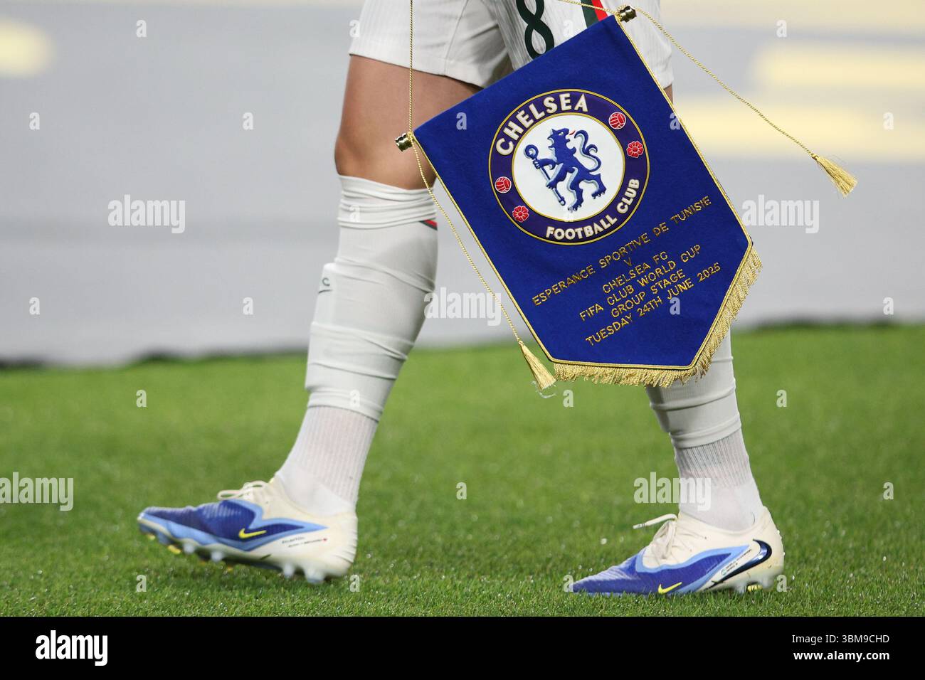 PHILADELPHIA, USA - 24th June 2025: Chelsea match pennant during the ...