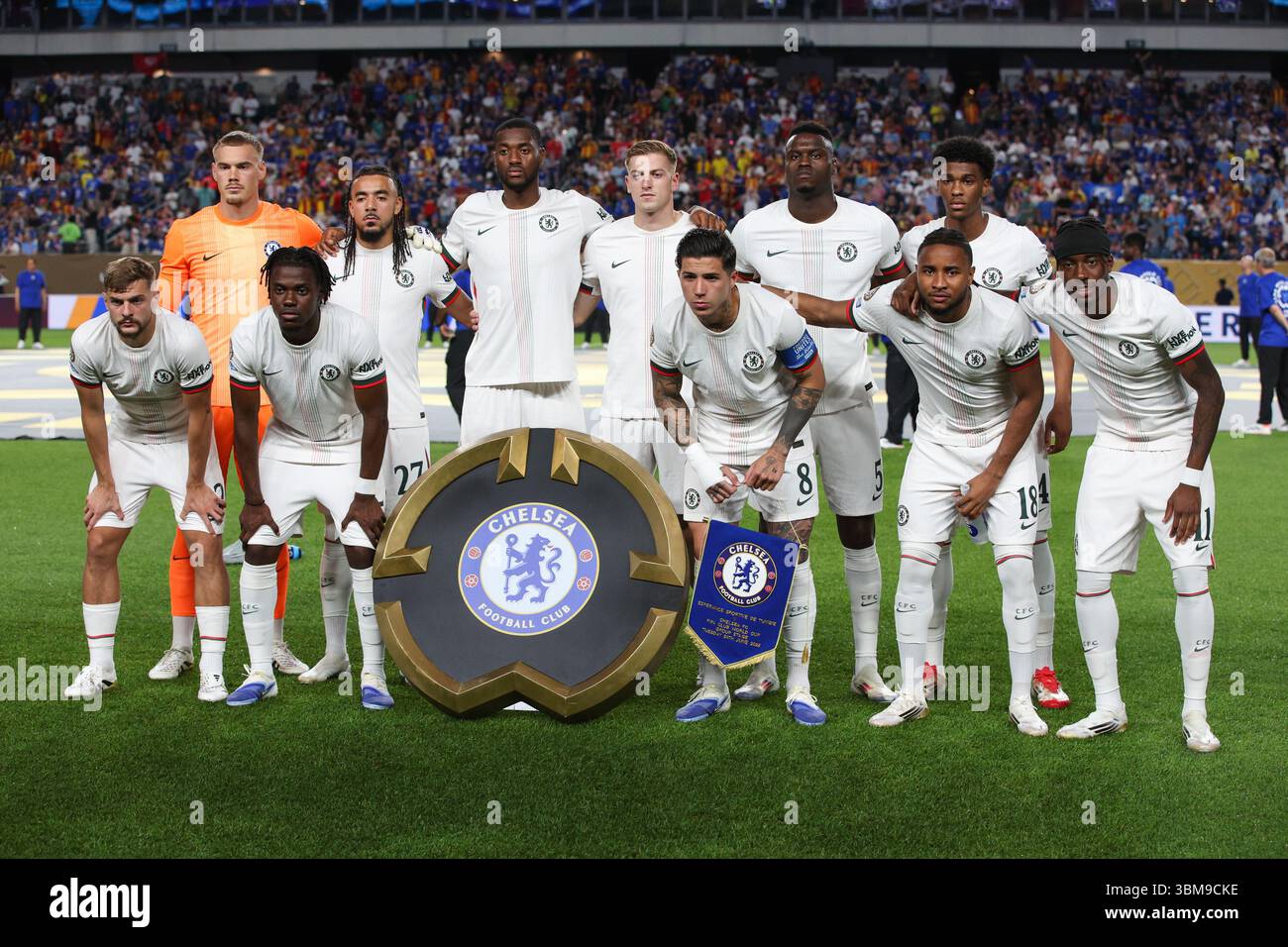 PHILADELPHIA, USA - 24th June 2025: Chelsea starting line-up pose for a ...