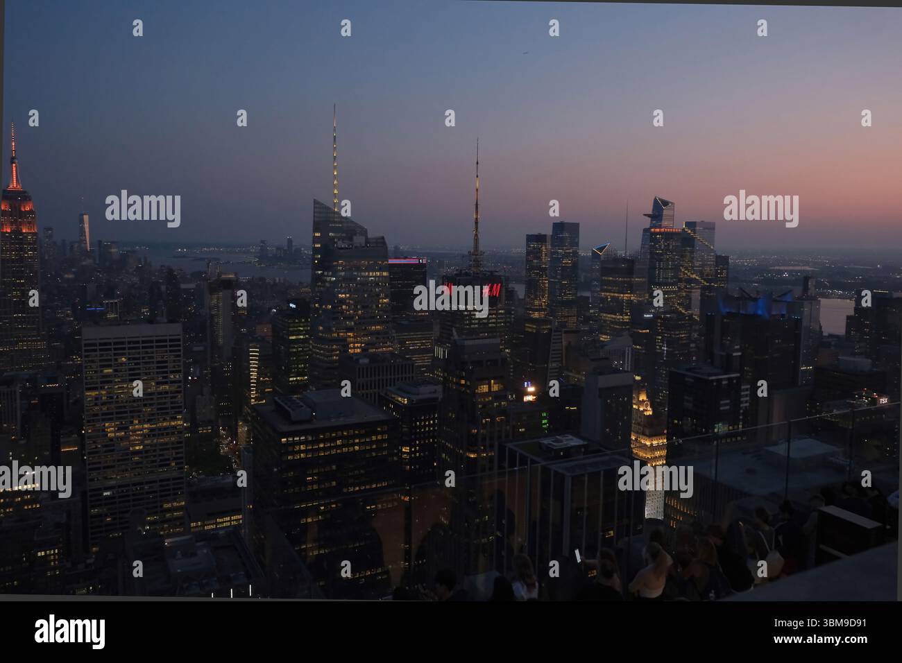 Manhattan Buildings from Top of the Rock Observation Deck - New-York ...