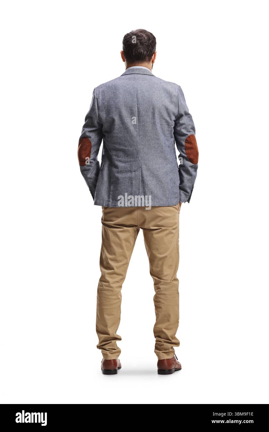 Rear view person Cut Out Stock Images & Pictures - Alamy