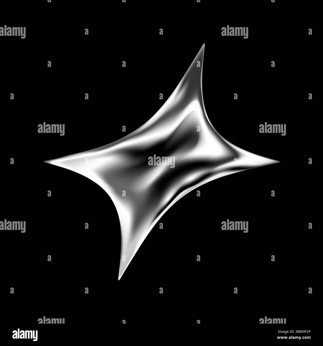 Star shape in holographic hi-res stock photography and images - Alamy