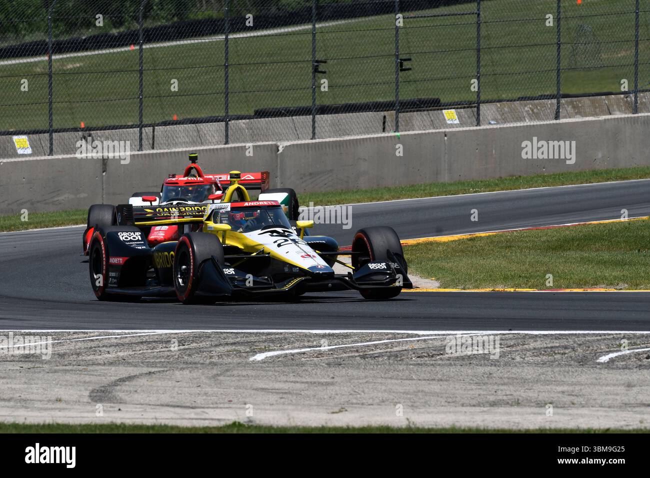 ELKHART LAKE, WI - JUNE 22: Colton Herta (#26 Andretti Global Honda ...