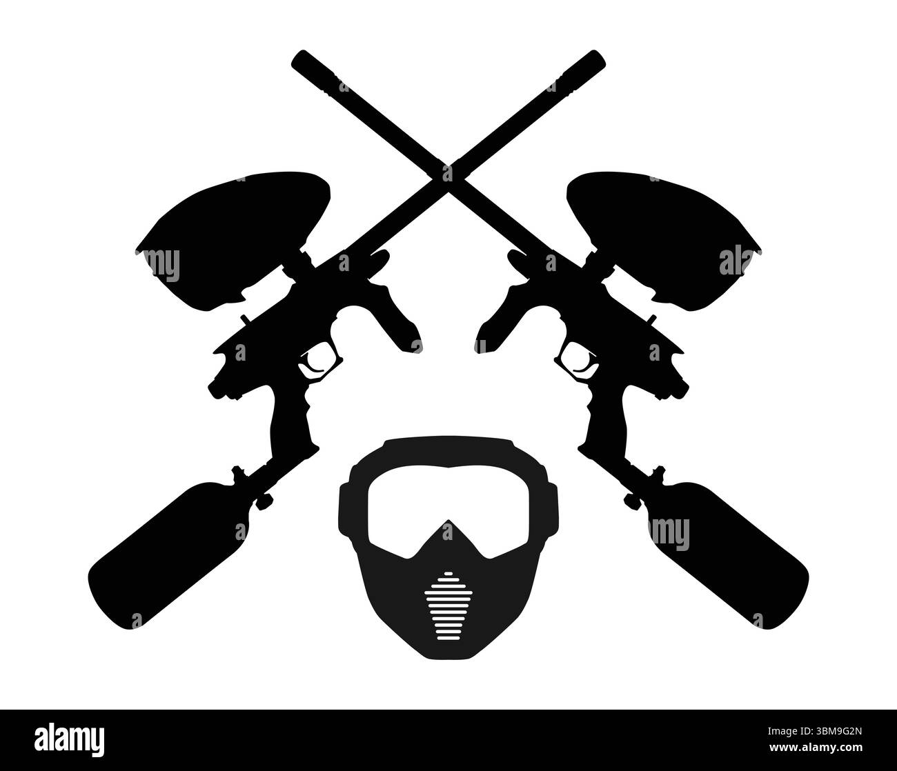 Gun and mask Black and White Stock Photos & Images - Alamy