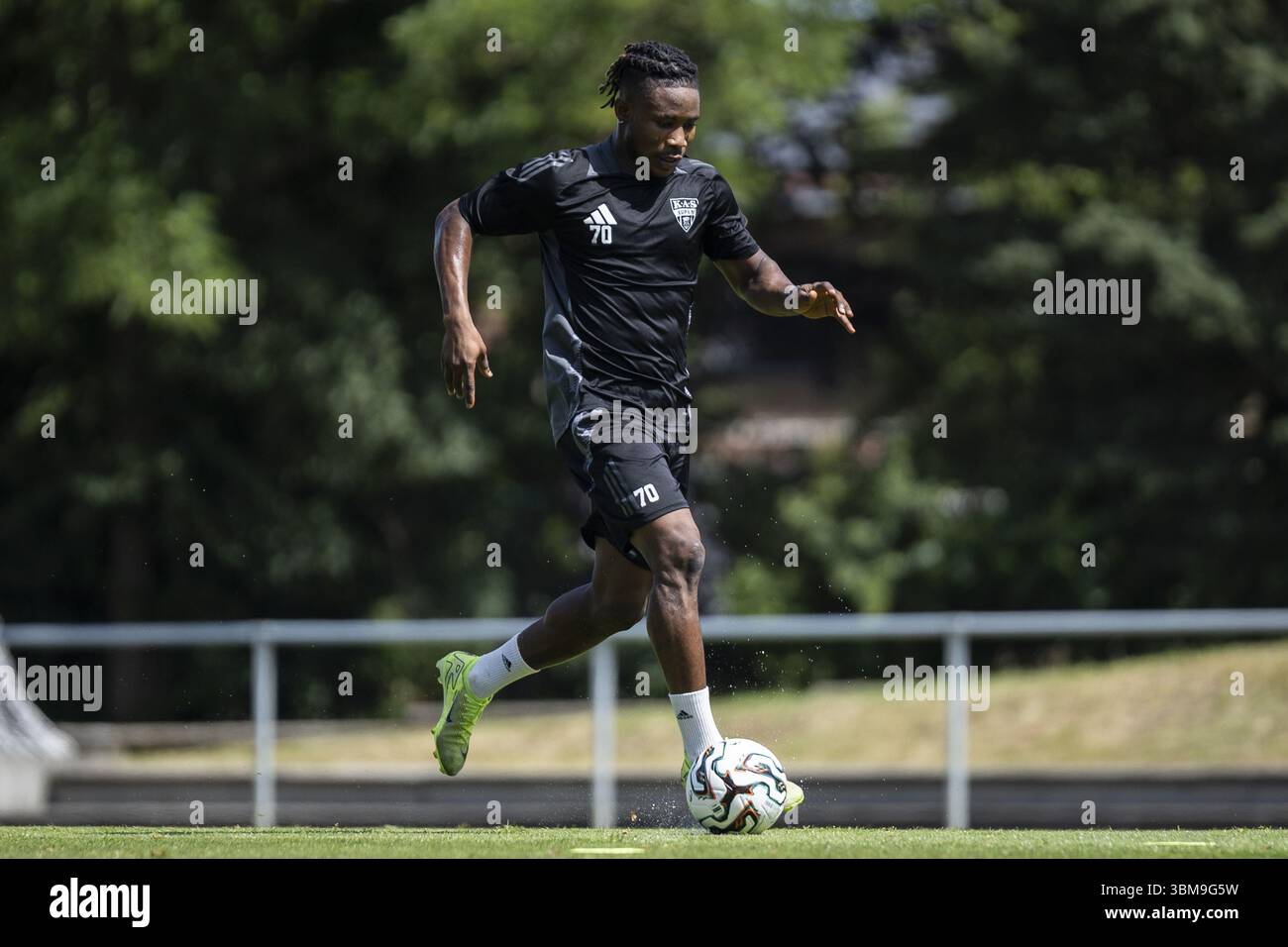 Eupen's Wedingo pictured during a training session of Belgian soccer ...
