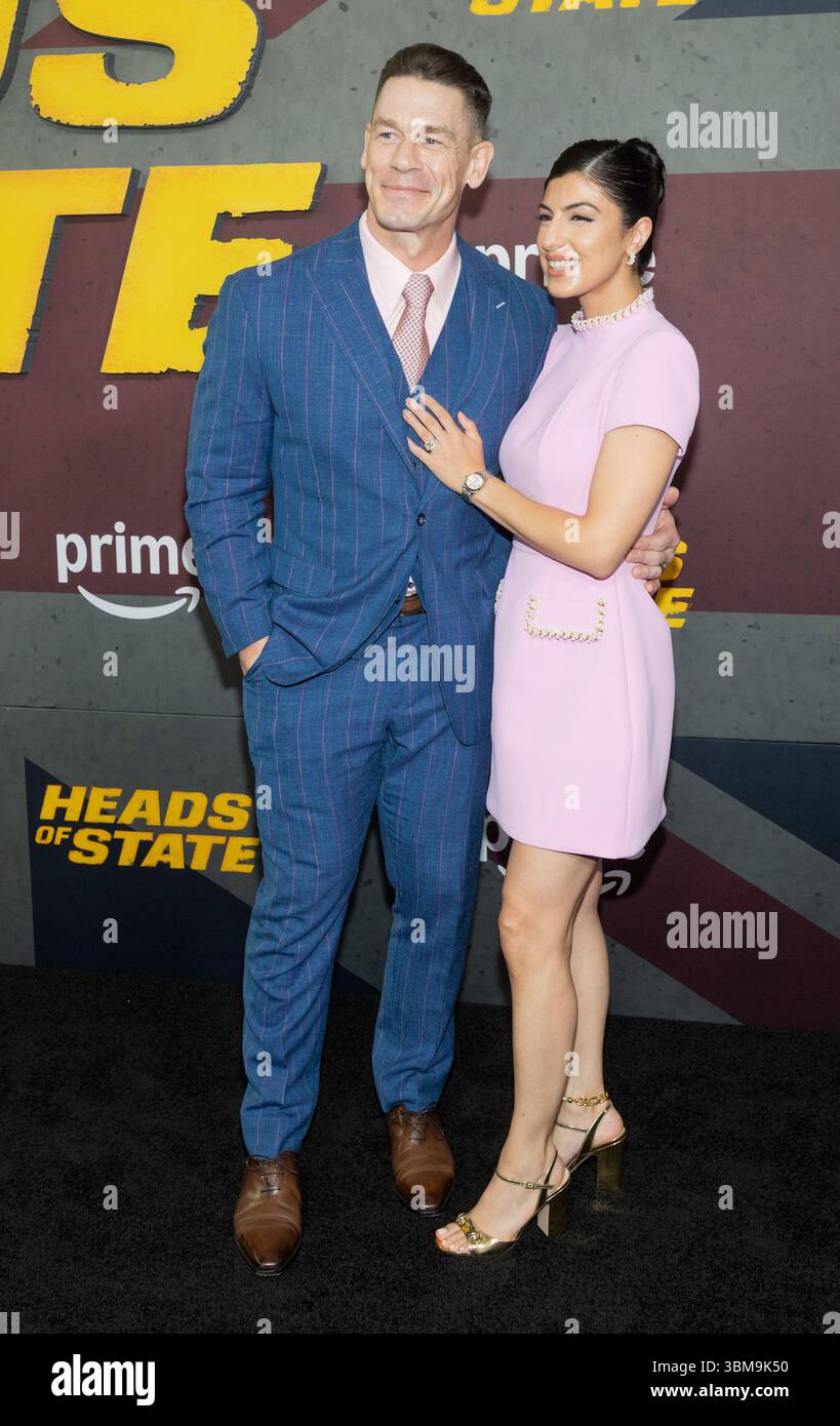 New York, NY - June 24, 2025: John Cena and Shay Shariatzadeh attend ...