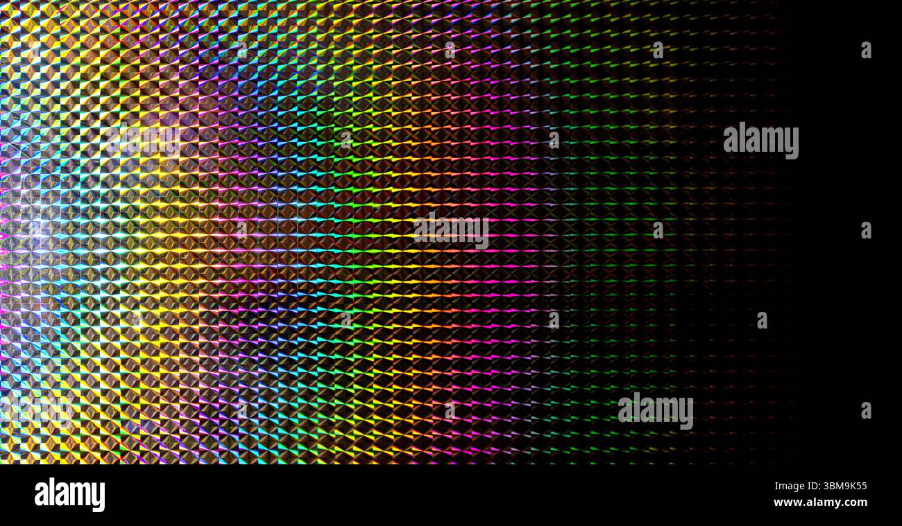 Rainbow diffraction grating creating a beautiful spectrum effect with vibrant colors Stock Photo ...
