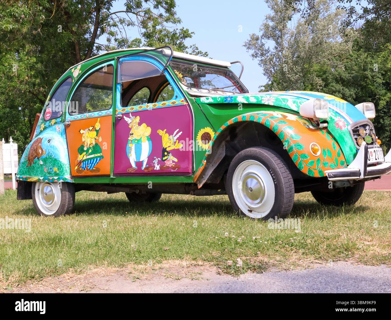 Decorative duck mobile on Pajic Stock Photo - Alamy