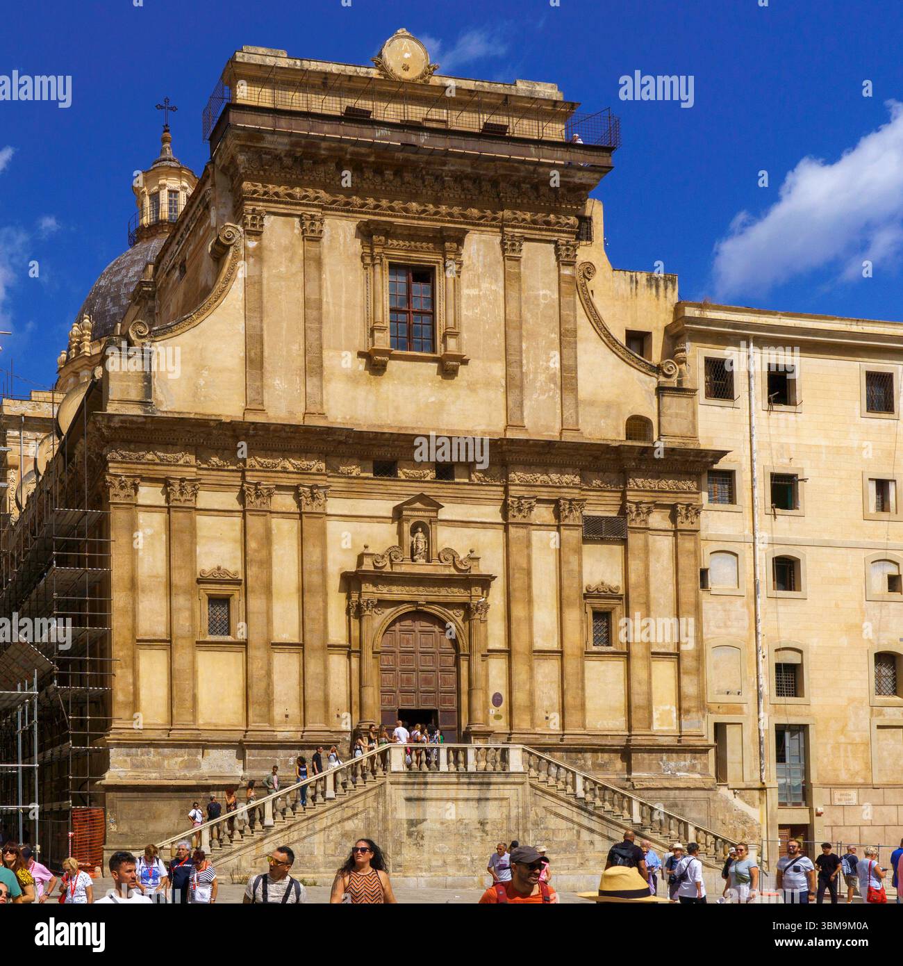 This image captures the grand exterior of the Church of Santa Caterina ...