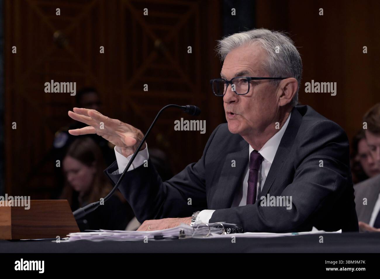 US Department of Federal Reserve Chairman Jerome Powell testifies ...