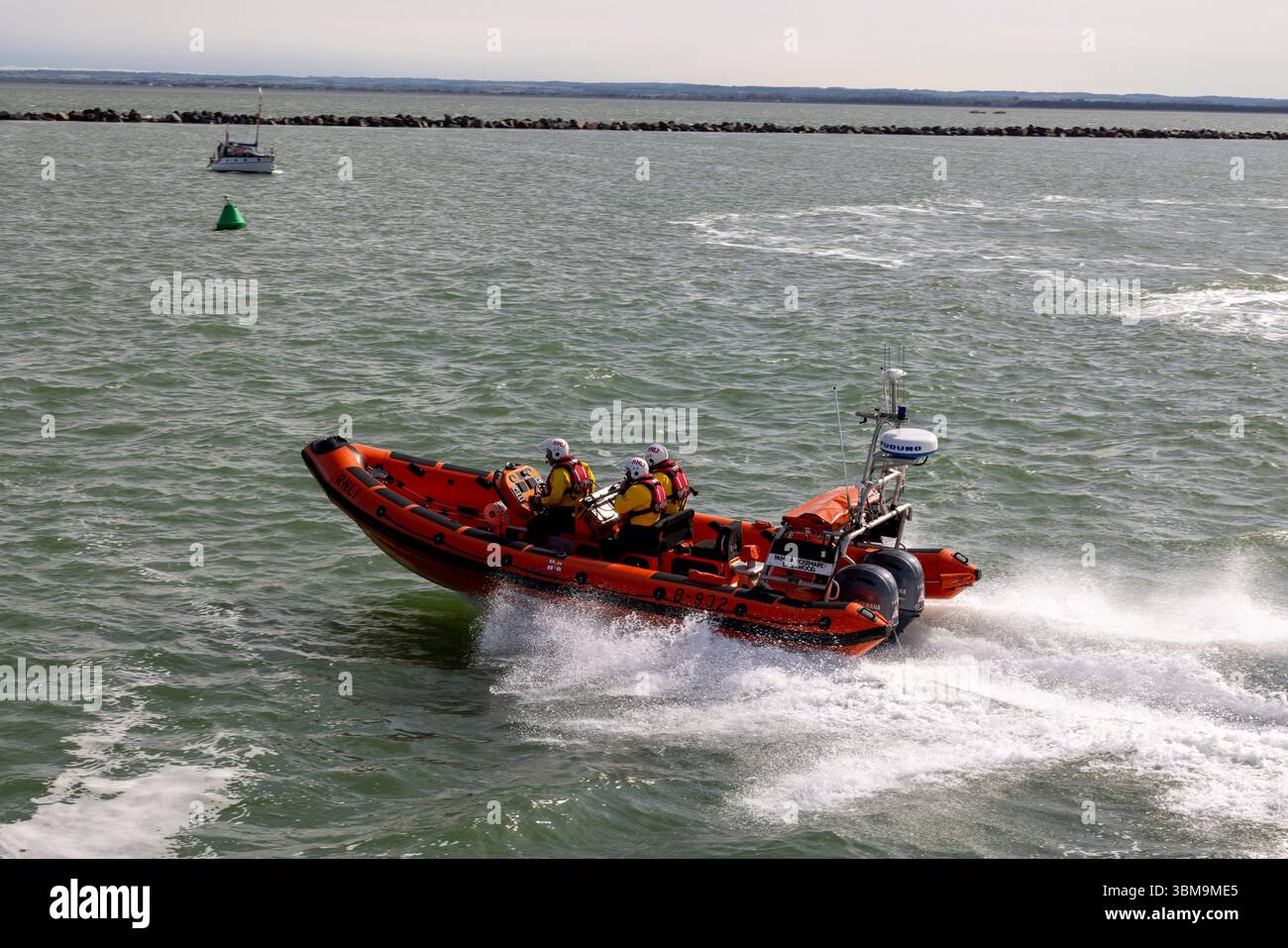 RNLI (Royal National Lifeboat Institute) lifeboat RIB Pamela Rosemany ...