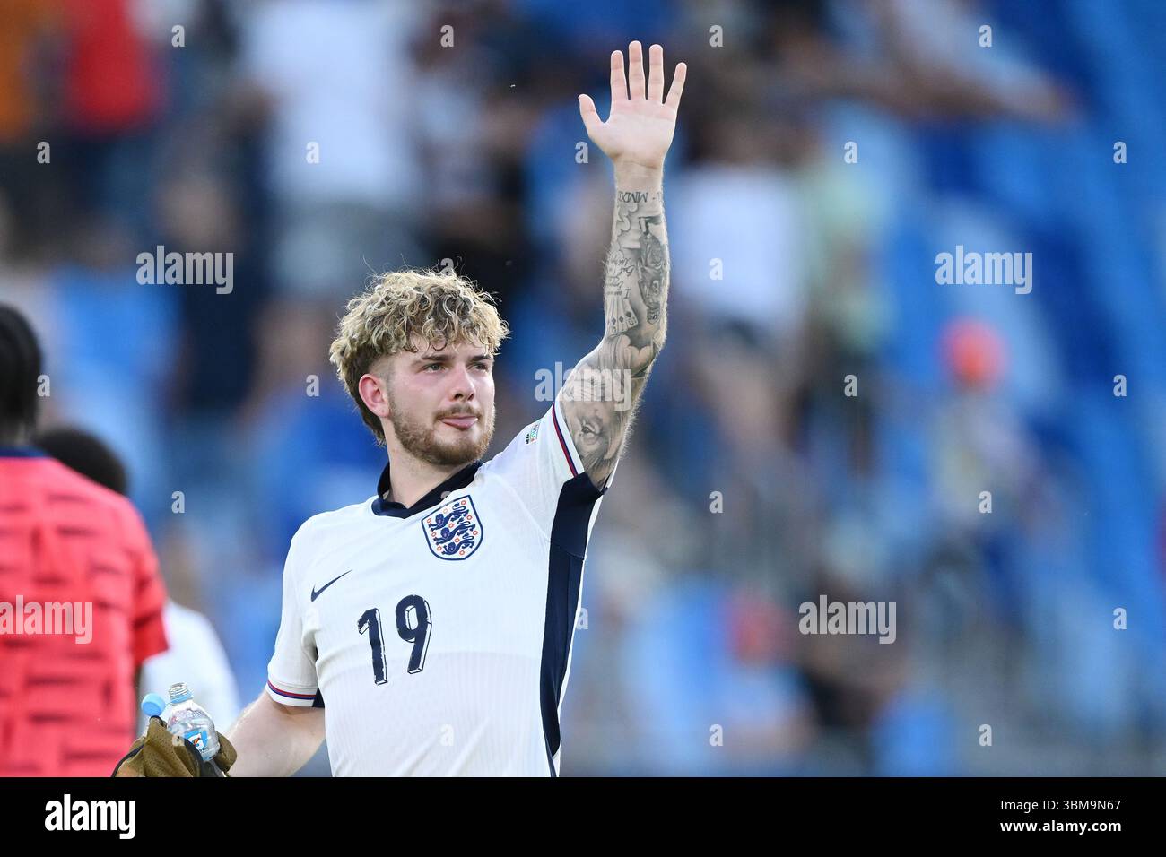 BRATISLAVA - Harvey Elliot of England U21 celebrates victory at the ...
