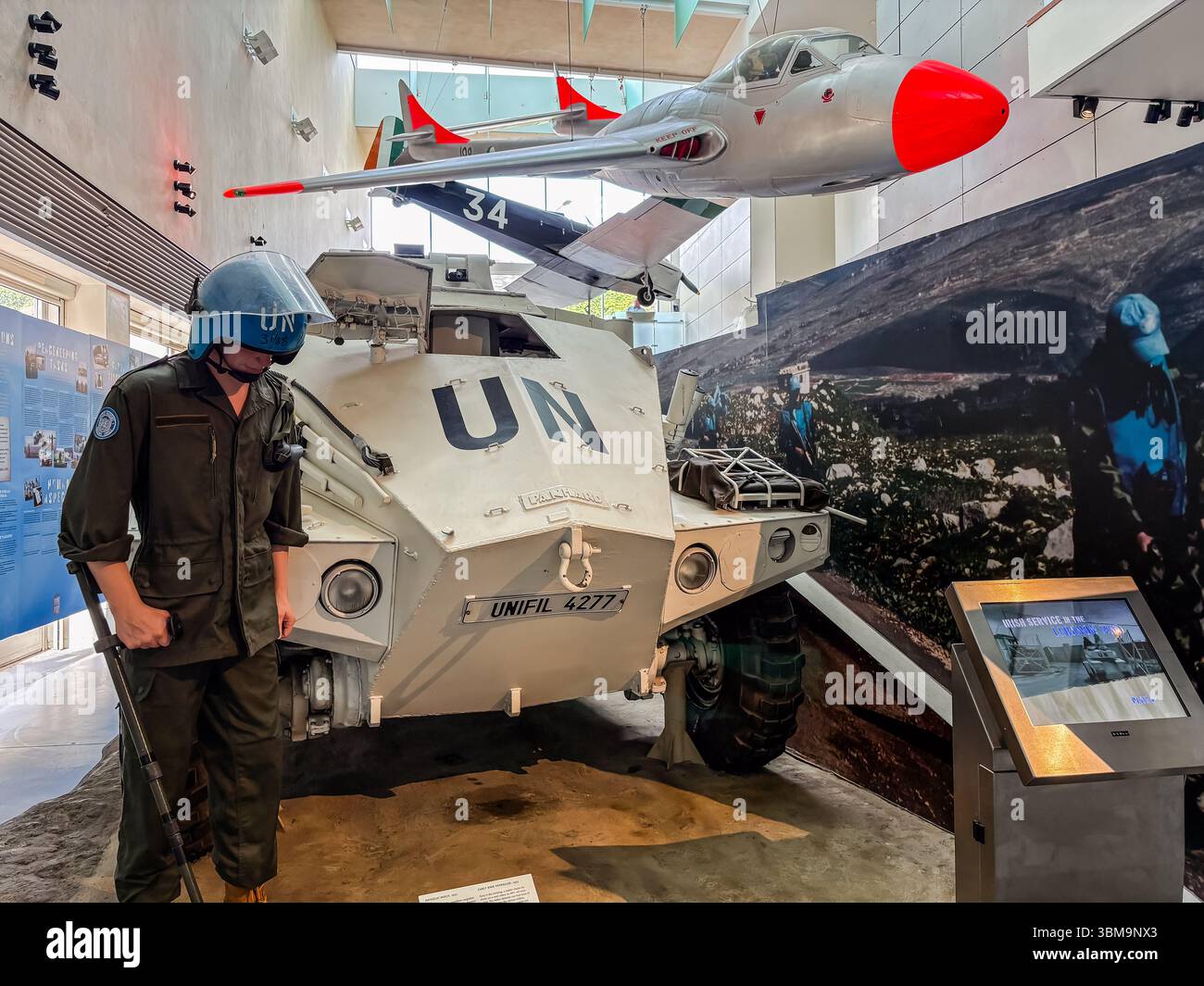 National Museum of Ireland, Collins Barracks. Exhibits include UN ...