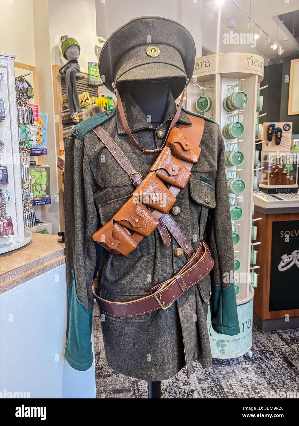 Old post office uniform displayed on a mannequin inside the GPO Museum ...