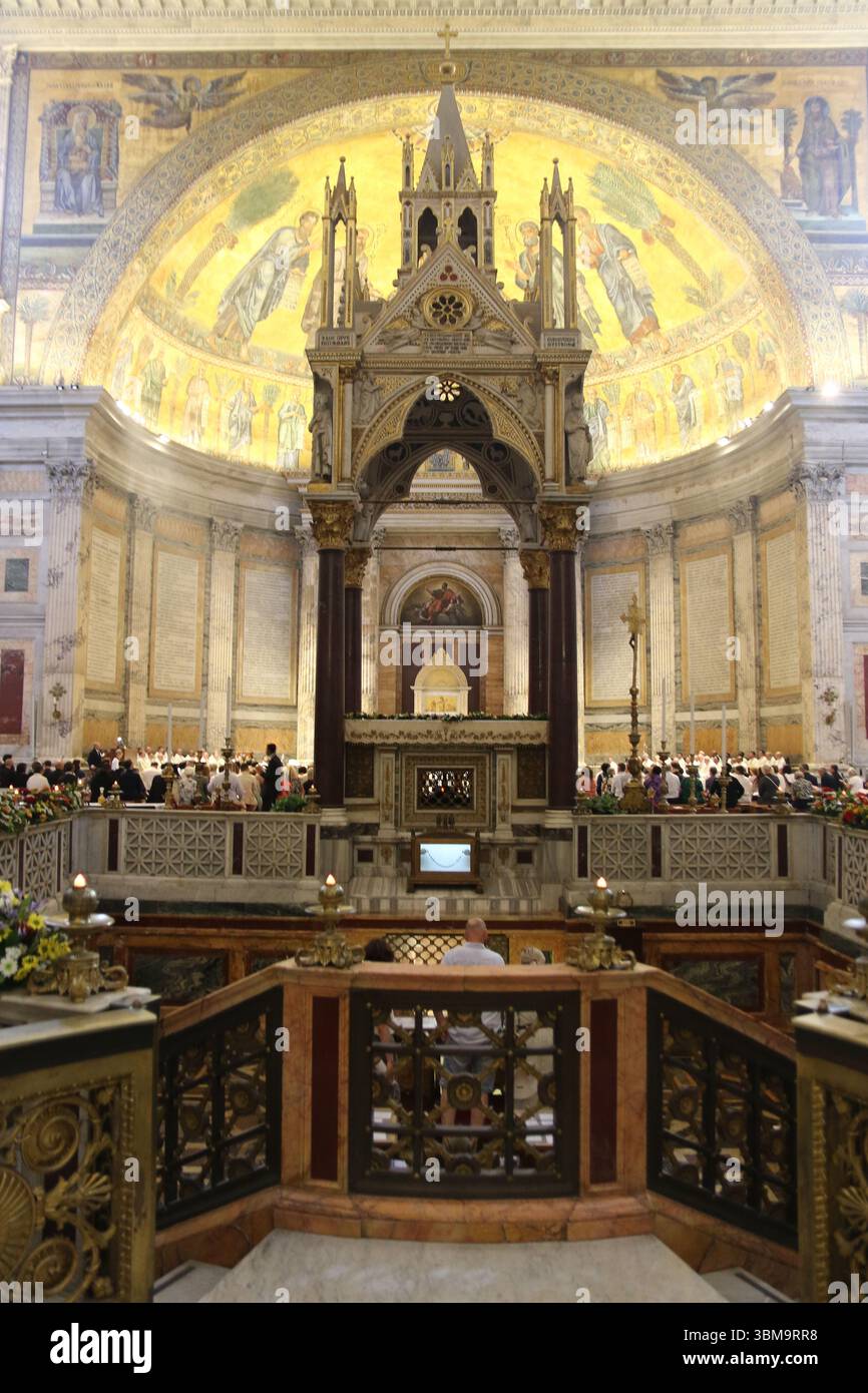 The Papal Basilica of Saint Paul Outside the Walls is one of Rome's ...