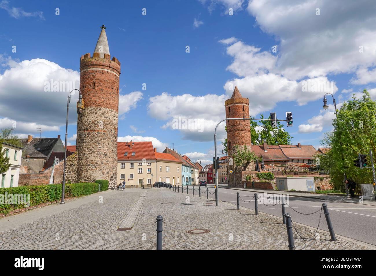 Stadttürme, Stadtmauer, Am Dammtor, Heilig-Geist-Platz, Jüterbog ...