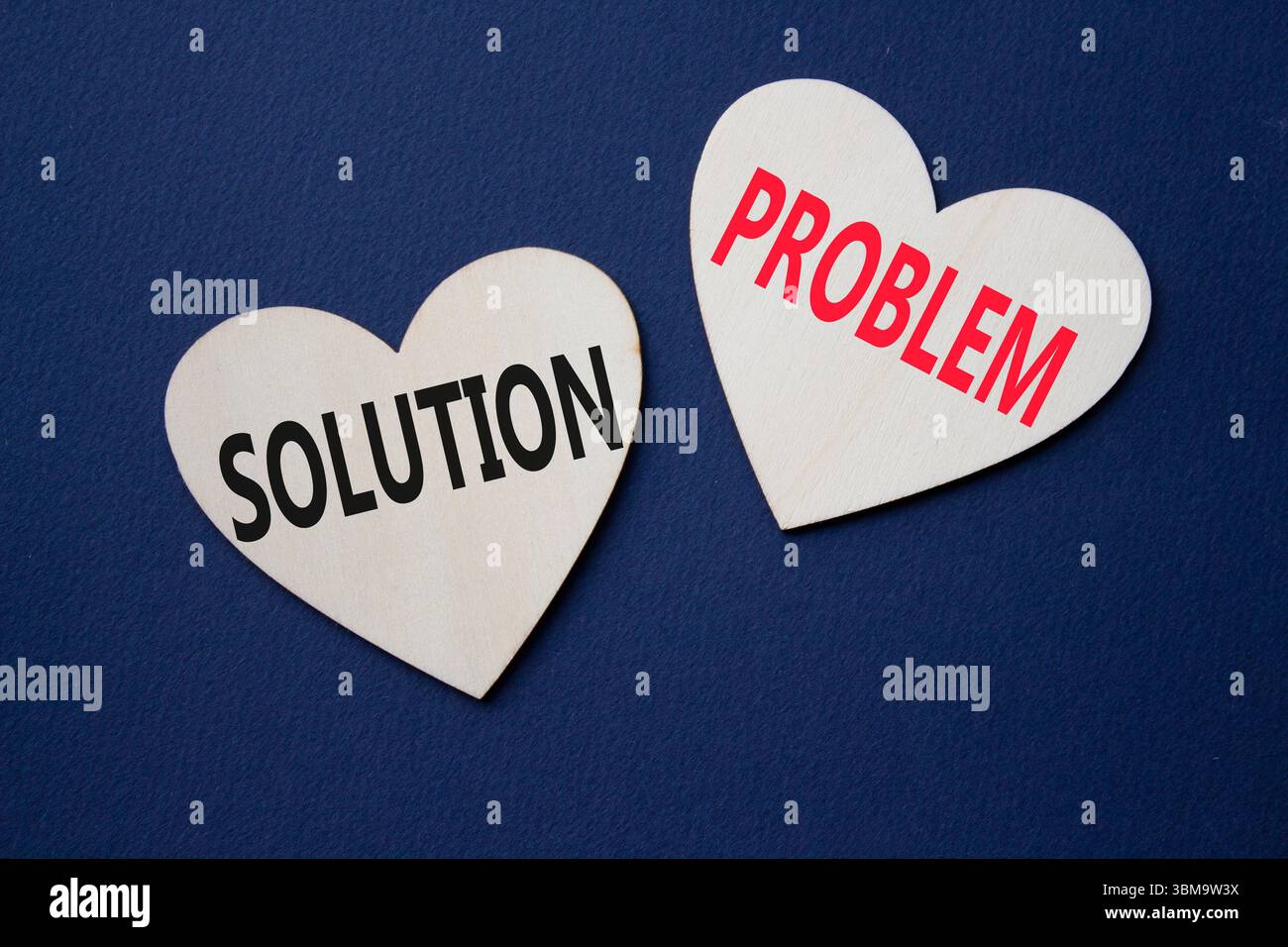 Solution vs Problem symbol. Concept word Solution vs Problem on wooden ...