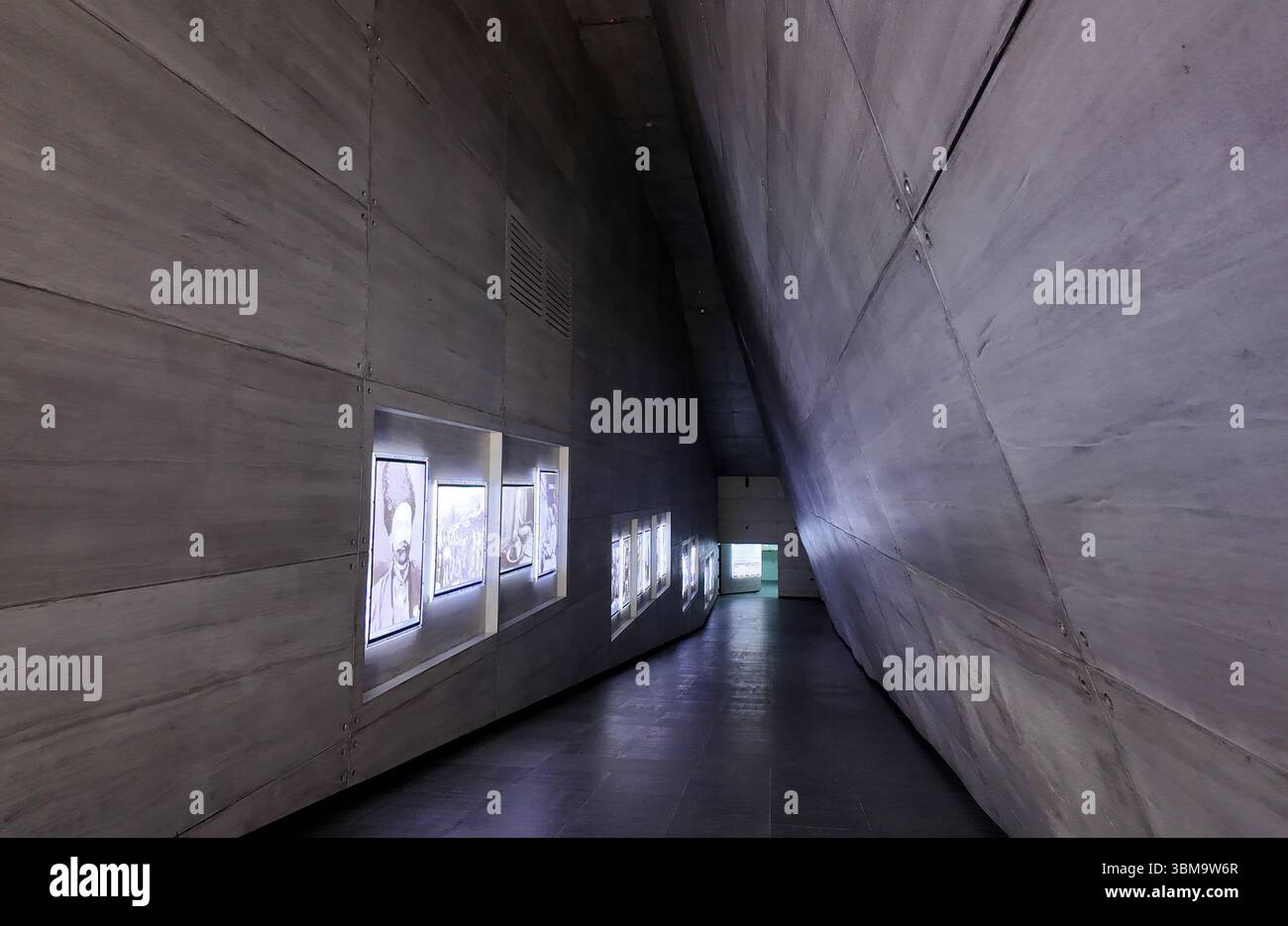 Quba, Azerbaijan. May 5, 2025. A view from the Genocide Memorial and ...
