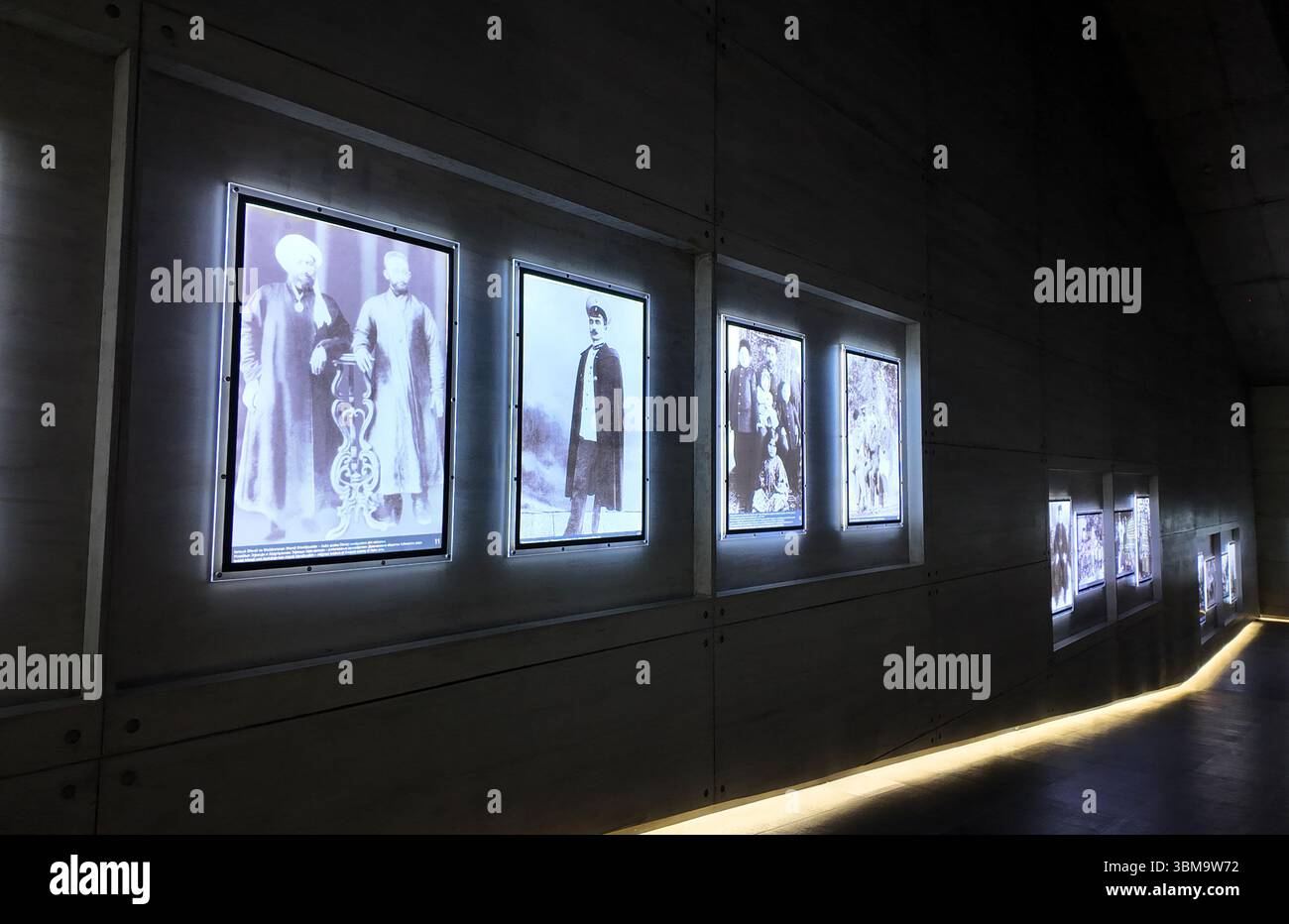Quba, Azerbaijan. May 5, 2025. A view from the Genocide Memorial and ...