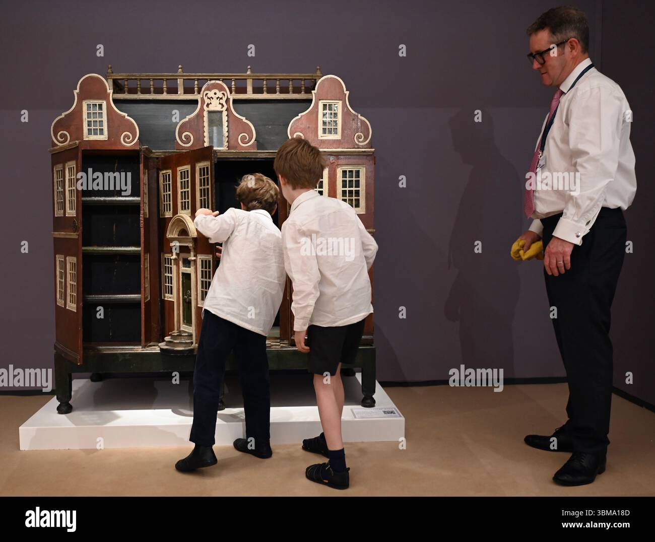 Mr Joy's Surprise , An 18 th century wardrobe in the form of a doll's ...