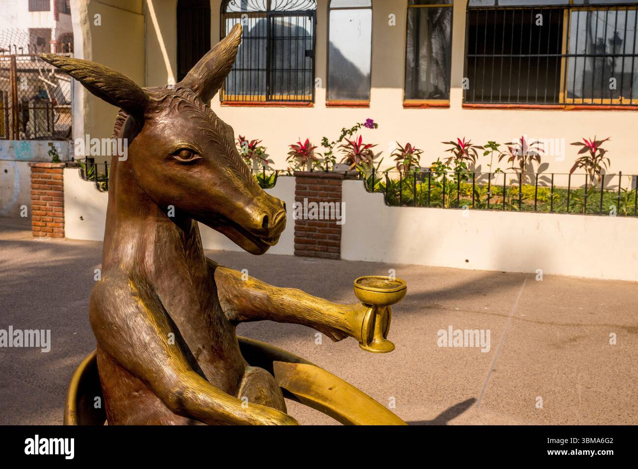 Salud, a bronze sculpture by Jim Demetro, in the Zona Romantica, also ...
