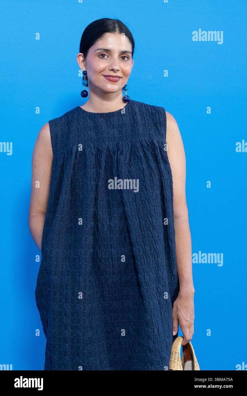 Maria G De Jaime attend the Mar De Frades photocall at the Hortalez ...