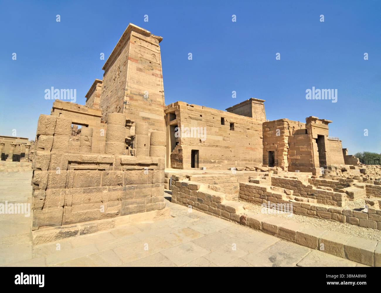 Phylae Island with Philae temple complex Asuan, Egypt Stock Photo - Alamy