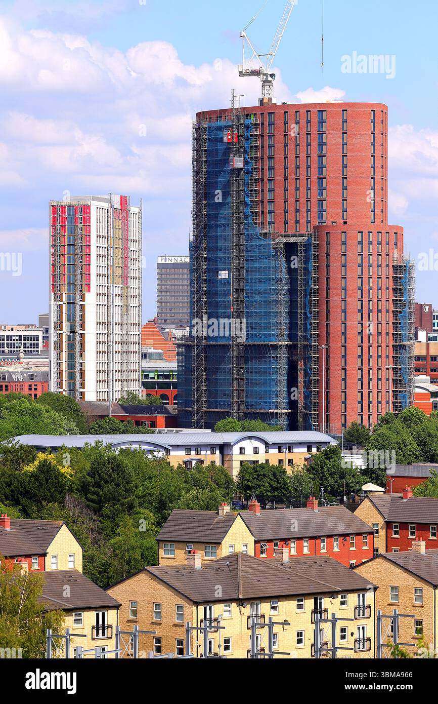 Triangle Yard currently under construction in Leeds City Centre 2025 ...