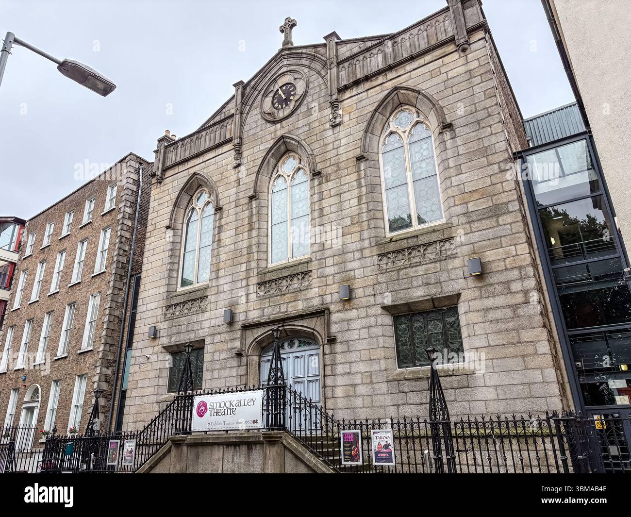 Smock Alley Theatre, a historic theatre in Dublin, Ireland. Exterior ...