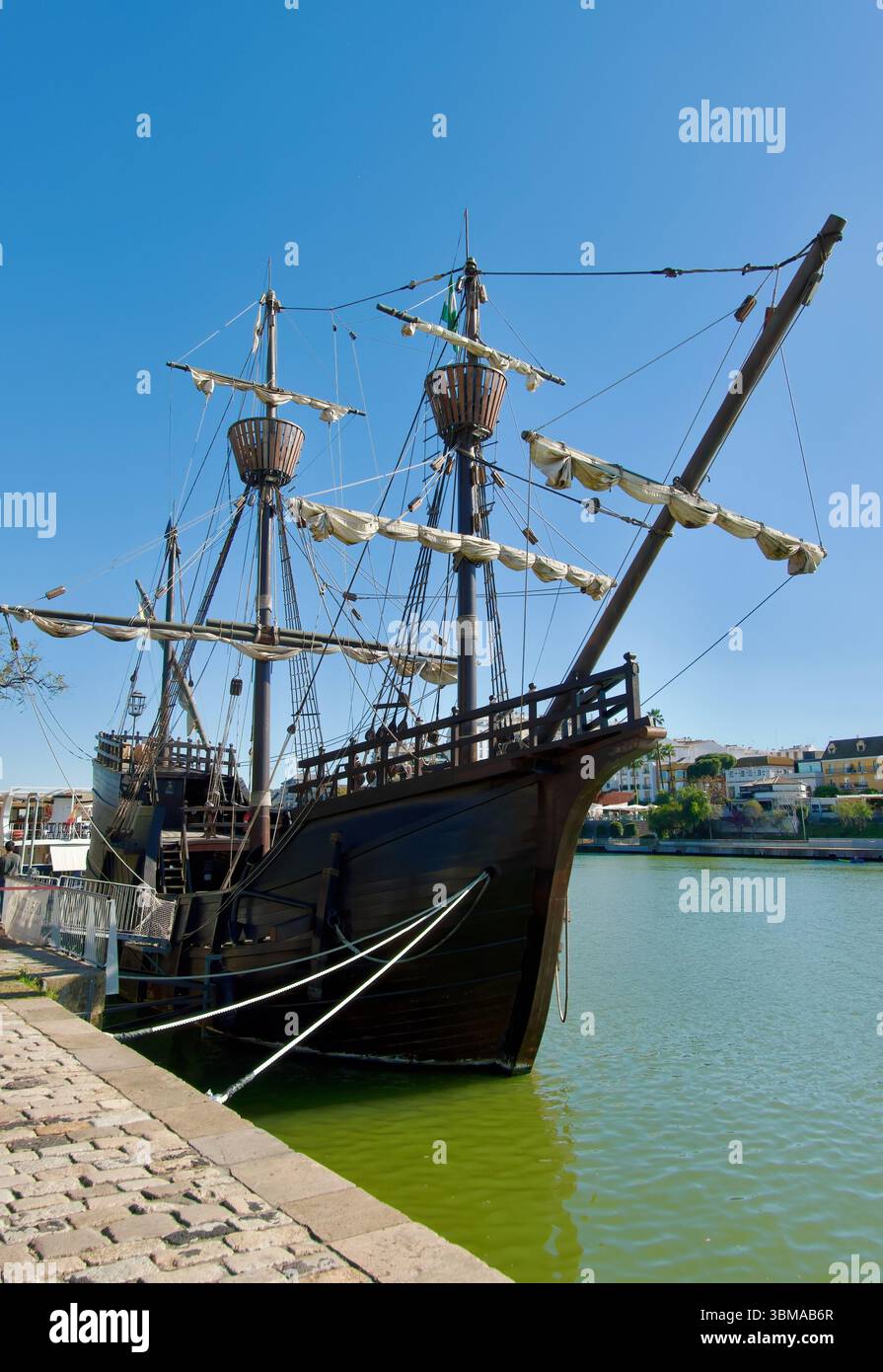 Nao Victoria replica of the ship which completed a first ...