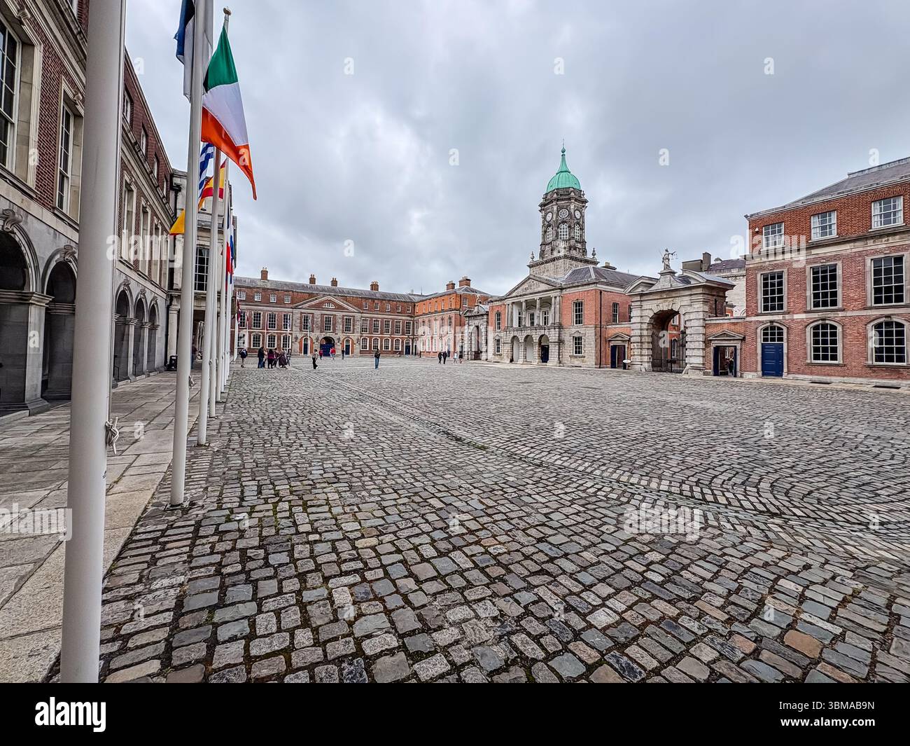 Dublin Castle in Dublin, Ireland. Historic landmark symbolizing British ...
