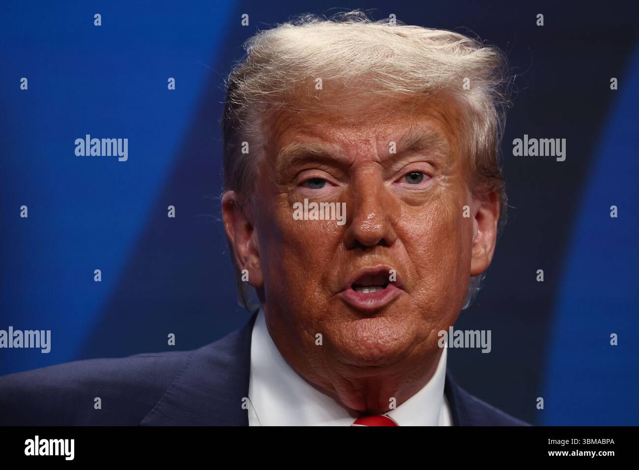 The Hague, Netherlands. June 25, 2025. President of the USA Donald ...