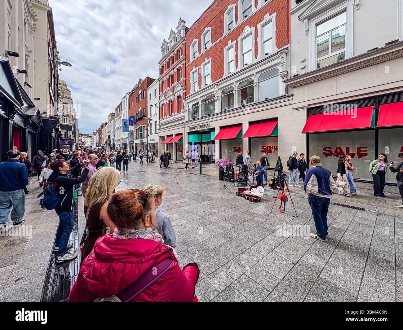 Grafton Street, Dublin's most famous shopping street, in the heart of ...