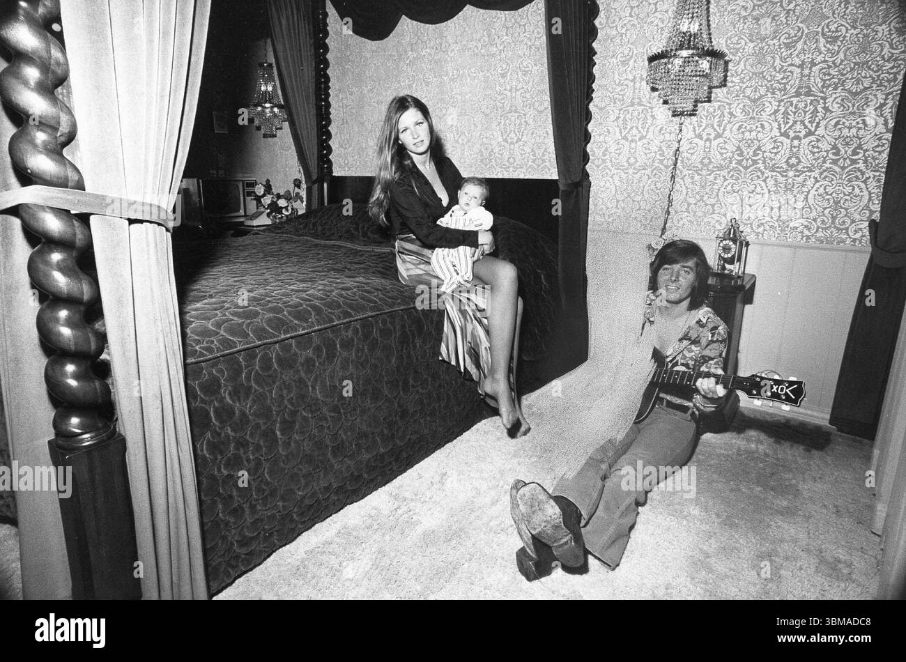 June 24, 2011 - Bobby Sherman with wife Patti Carnel and their child ...