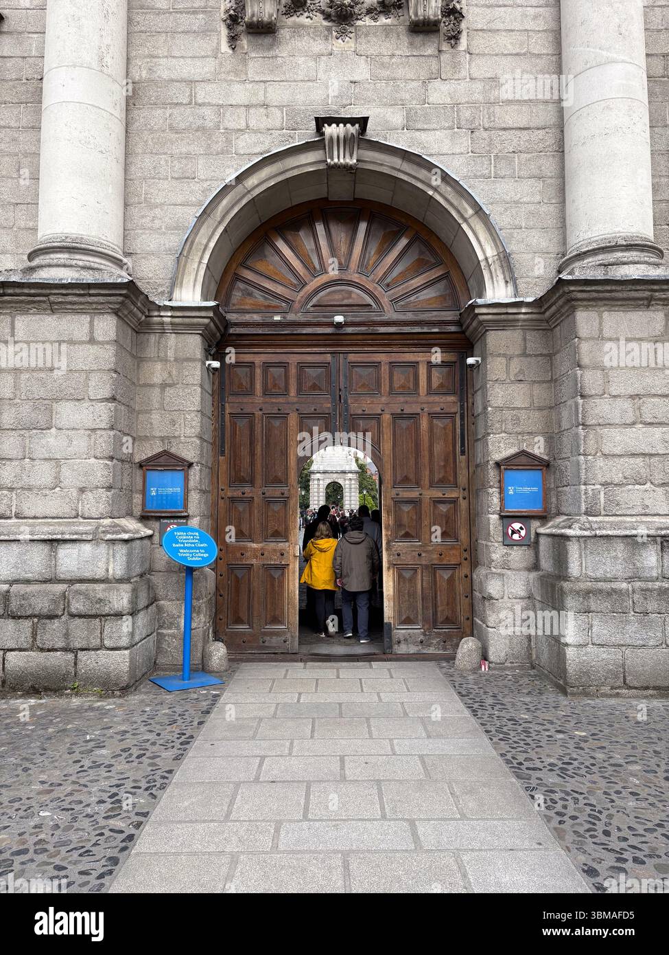 Trinity College Regent House Entrance. The main arched entrance to the ...