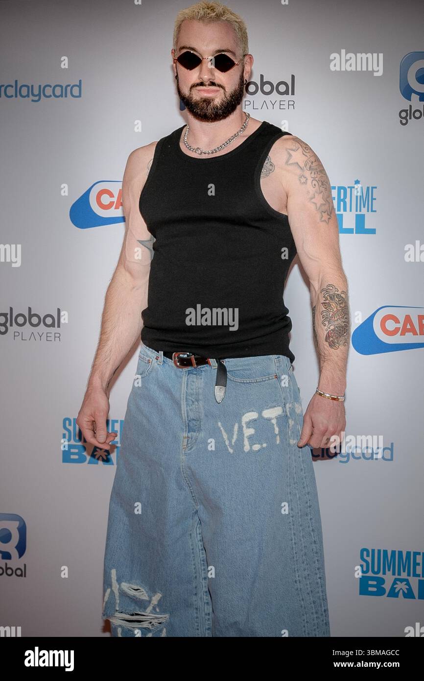 James Hype attends the Capital Summertime Ball 2025 at Wembley Stadium ...